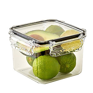 gotman Airtight Food Storage Container With Lid (47.3oz) BPA-Free | Meal Prep | Microwave, Freezer and Dishwasher Safe Leak-Proof | Kitchen Fridge Organizer Boxes | lids airtight sealing