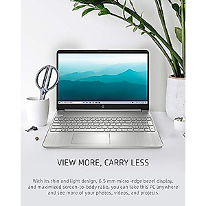 HP 15 Laptop, AMD Ryzen 3 3250U Processor, 8 GB RAM, 256 GB SSD Storage, 15.6-inch HD Micro-edge Display, Windows 10 Home, Long-Lasting Battery, HP Fast Charge, 720p Webcam (15-ef1021nr, 2020)