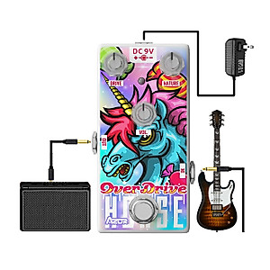 AZOR Overdrive Guitar Pedal Horse Overdrive Analog Effect Pedal for Electric Guitar True Bypass AP504