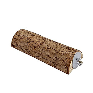 Mogoko Natural Wood Bird Perch Stand, Hanging Multi Branch Perch for Parrots, Parakeets Cockatiels, Conures, Macaws, Love Birds, Finches (Style 5)