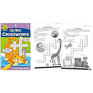 School Zone - My First Activities On-the-Go! 6-Pack Workbook Set - Ages 4+, Preschool to 2nd Grade, Dot-to-Dot, Hidden Pictures, Mazes, Coloring, and More (School Zone Little Busy Book™ Series)