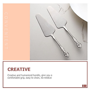 BESTonZON Cake Spatula Stainless Steel Pie Cake Spatula Dessert Pastry Pie Cake Servers Cutter Tart Dessert Slicer