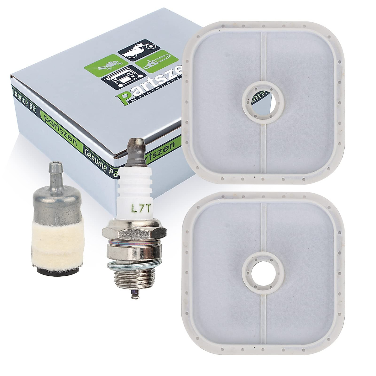 partszen A226000350 Air Filter A226000351 for Echo PE-280 PB-251 PB-255 PB-265 SRM-280 with Spark Plug Fuel Filter