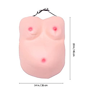 BESTOYARD Halloween Costumes 2 pack Fancy fake belly belly funny costumes Belly Fake Halloween Costume