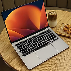 Silicone Keyboard Cover Skin for 2024-2021 MacBook Air & Pro/Max with M3 M2 M1 Chip 15.3" 13.6" 14.2" 16.2 inches A3114 A3113 A2941 A2681 A2992 A2991 A2918 A2779 A2780 A2442 Protector Accessories