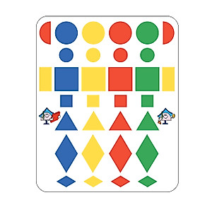 MIGHTY MIND MightyMind Magnetic Tile Sorting Tray with Design Tiles and Magnets (44425)