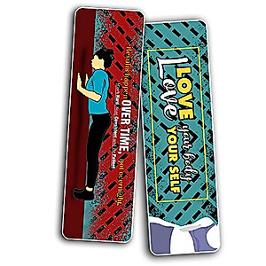 Creanoso Fitness Bookmarks (30-Pack) – Premium Gift Set – Awesome Bookmarks for Body Builders, Fitness Athletes, Men, Women – Six Bulk Assorted Bookmarks Designs – Cool Giveaways Set