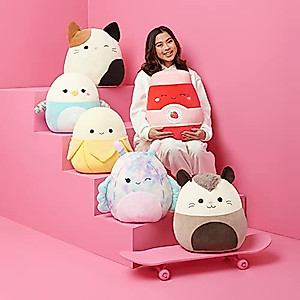 Squishmallows Original Stackables 12-Inch Grey Spotted Seal with White Belly - Medium-Sized Ultrasoft Official Jazwares Plush