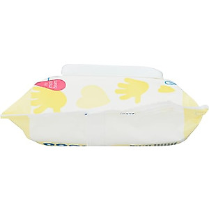 Johnson's Hand & Face Baby Sanitizing Cleansing Wipes for Travel and On-the-Go, No More Tears Formula, Paraben and Alcohol Free, 25 ct