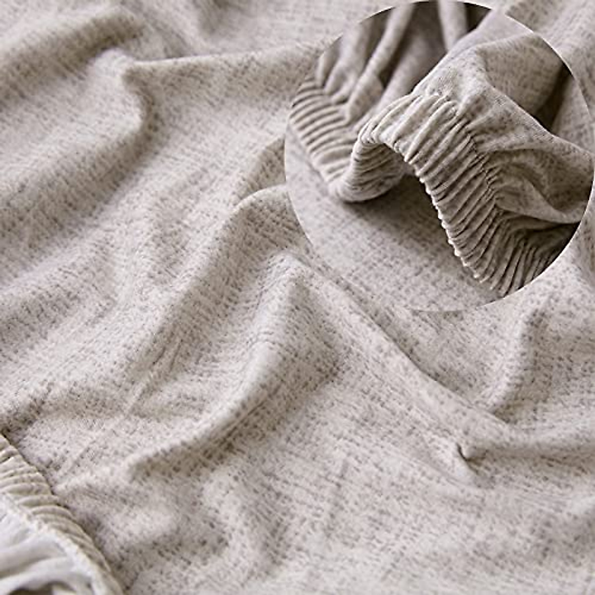 JOYDREAM Stretch Loveseat Slipcovers, 2 Seater Couches Cover, Printed Sofa Cover, Universal Couch Cover Sofa Slipcovers with 1 Pillowcase, Medium