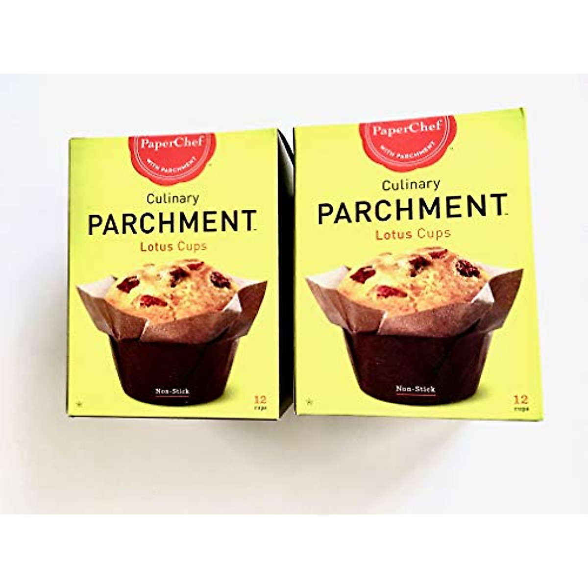 (2 Pack) Standard Lotus Baking Cups, Cupcake Liner Muffin Wrapper, 24 Pieces (12-ct/Box)