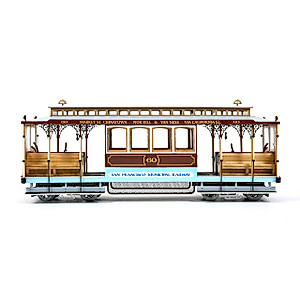 Occre San Francisco No.60 Cable Car (Street Car) Wooden Model Kit
