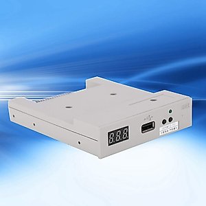 Cuifati USB Floppy Drive,ABS 720KB SFRM72-FU USB SSD Floppy Drive Emulator with 720K Floppy Drive,USB External Floppy Disk Drive Portable FDD USB Drive,Plug and Play for Laptop Desktop PC