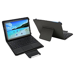 fannay 10.1 Inch Tablet, 2-in-1 Tablet 8 Core CPU 5G WiFi Blue, Rugged (US Plug)