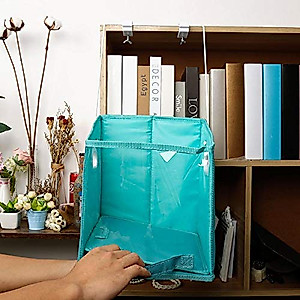 Arinda Closet Clothes Organizer Pull Down Shelf Basket Rotatable Retrieve Foldable with Clear Window Carry for Bedroom