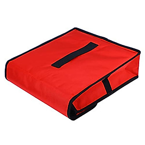 ULTECHNOVO Hot Cold Food Delivery Bag Lunch Insulated Food Delivery Bag Car Food Car Organizer Bag Car Tote Pizza Carrier Tote Bag Pizza Bag Storage Bag Backpack Red Multifunction