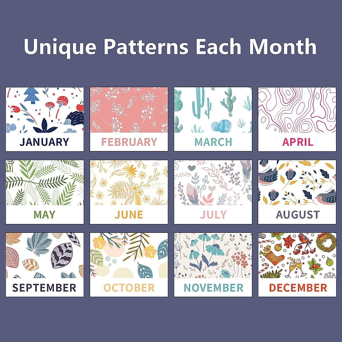 Desk Calendar 2023-2024, Monthly Desktop Calendar, Standing Flip Calendar with Thick Paper(Jan. 2023 - Jun. 2024, 10" x 8.25" ), Academic Year Standing Desk Calendar with Planner Stickers