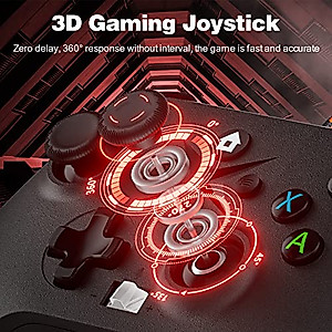 2-Pack 10ft Wired PC Controller for Xbox Gamepad, Compatible with Xbox One, Xbox Series X|S, Xbox One X|S, PC Windows 10/11 with 3.5mm Audio Jack/Turbo/Programming Function, USB Braided Cable - NEW
