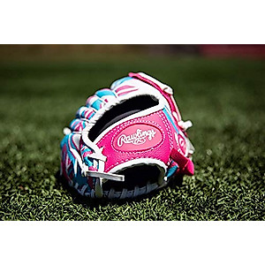 Rawlings | REMIX T-Ball & Youth Baseball Glove | Right Hand Throw | 9" | Pink