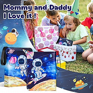 504 Cards Binder for Boys Gifts, Trading Card Binders Holder Case with 63 Sleeves, 4 Pocket Card Packs Album Book for Girls Kids Collecting Cards (Blue)