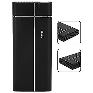 JINDI Solid State Disk, Zinc Alloy Stable Transmission High Speed Good Heat Dissipation Mobile SSD with Data Cable for Digital Equipments(#1)