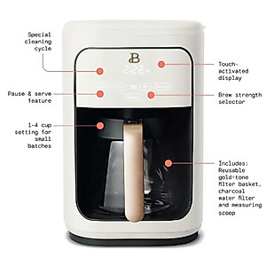 Beautiful 14 Cup Programmable Touchscreen Coffee Maker,by Drew Barrymore