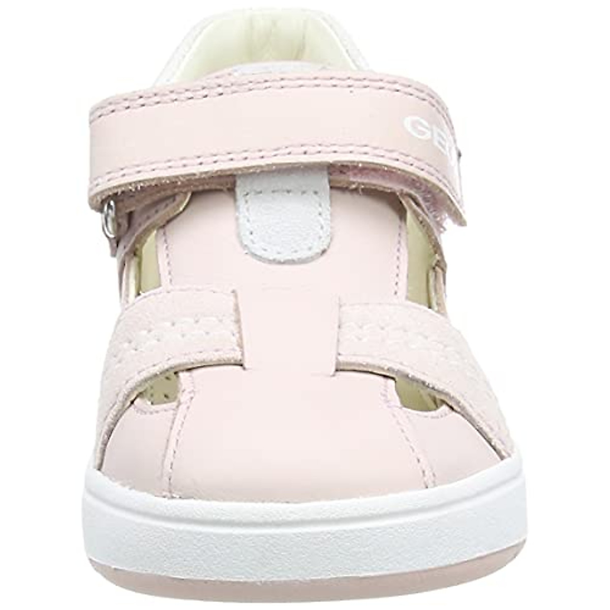 Geox Baby Girl's Biglia 8 (Infant/Toddler) Light Rose/White 21 (US 5.5 Toddler) M