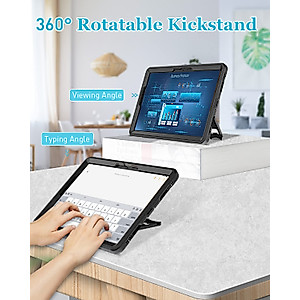 Case for Samsung Tab S7/S8 11 Inch 2022: Military Grade Shockproof Protective TPU Cover for Galaxy Tablet S7 11 Inch 2020 W/Stand - Handle - Shoulder Strap - S-Pen Holder -Red