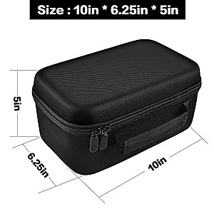 Case Compatible with Kodak Dock Plus/for Kodak Dock Premium Wi-Fi Portable 4x6” Instant Photo Printer. Bluetooth Photo Printing Holder for Adapter, Cartridge, Paper, Power Cord (Box Only) - Black