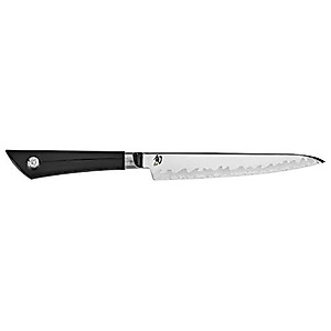 Shun Cutlery Sora Utility Knife 6", Narrow, Straight-Bladed Kitchen Knife Perfect for Precise Cuts, Ideal for Preparing Sandwiches or Trimming Small Vegetables, Handcrafted Japanese Knife