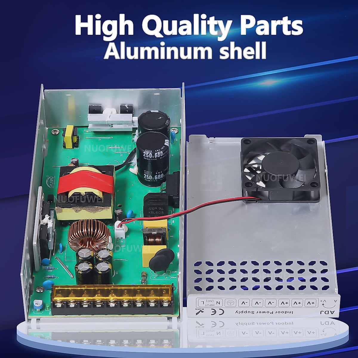 DC 24V 600W Power Supply Adapter - 110V AC to 24V DC Converter for Winch, Car Jack, LCD Monitor, CCTV, Security Camera, Car Stereo and More