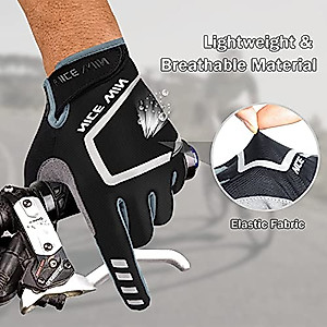 NICEWIN Cycling Gloves Motorcycle Bike Mountain- Road Bicycle Men Women Padded Antiskid Touch Screen