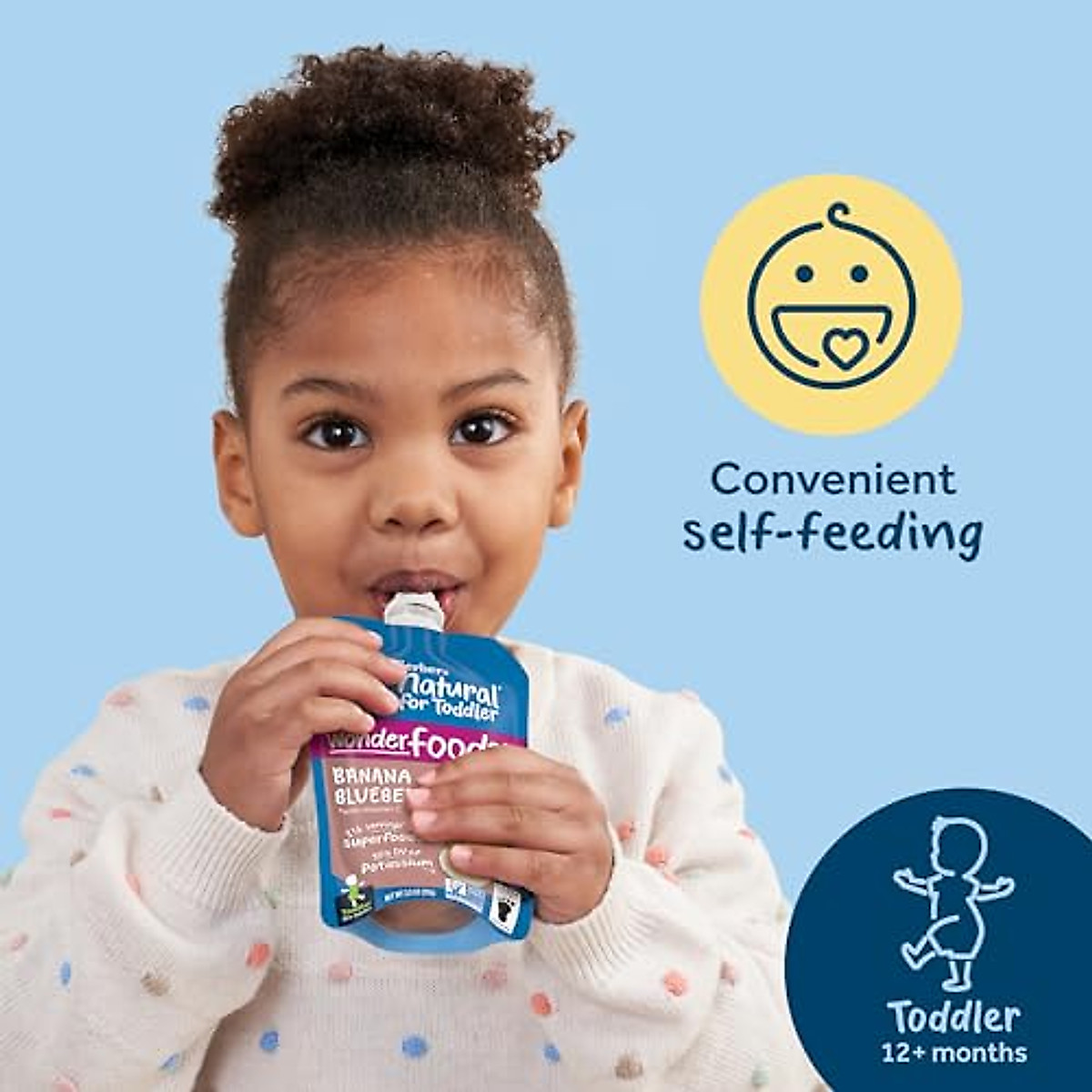 Gerber Baby Food Pouches, Toddler 12+ Months, Apple Mango Strawberry, 3.5 Ounce (Pack of 12)