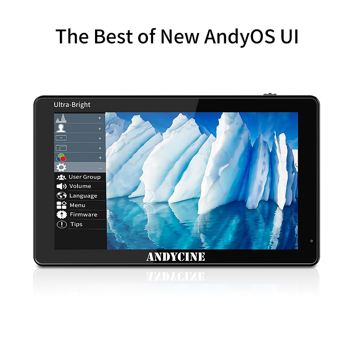 ANDYCINE C5 5.5 Inch Ultra High Bright 3000nit Touch Screen DSLR On-Camera Field Monitor with F970 External Power and Install Kit 4K HDMI Input Output 1920X1080 FHD IPS Panel