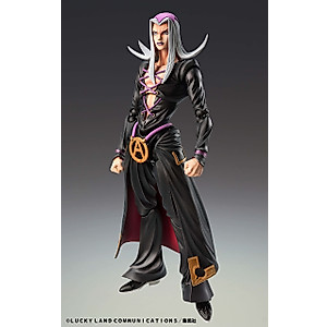 Medicos JoJo’s Bizarre Adventure Part 5: Chozo Kado Leone Abbacchio Super Action Statue Figure, Multicolor