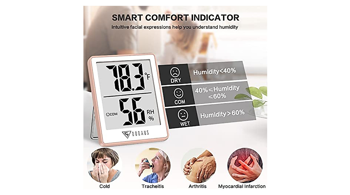 DOQAUS Digital Hygrometer: Accurate Indoor Temperature Monitor
