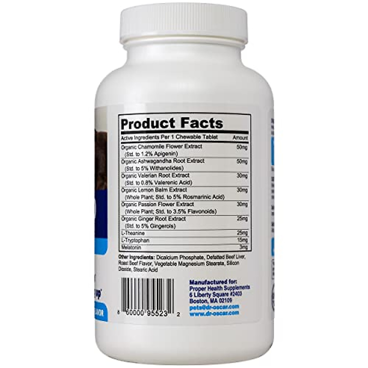 Dog Sleep Aid for Dogs, Better Than Melatonin for Dogs or Calming Chews for Dog Sleep, Best Dog Sleeping Pills + Dog Melatonin, Dog Melatonin Treats, 120 Sleeping Pills for Dogs, Puppy Sleep Aid, USA