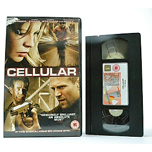 Cellular: K.Basinger/J.Statham/C.Evans - Crime Thriller (2004) - Large Box - VHS