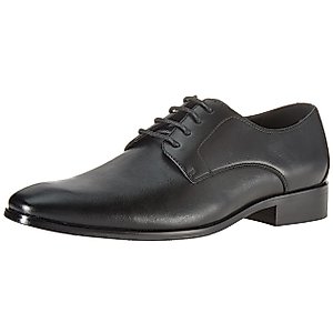 Amazon Essentials Men's Derby Shoe, Black, 11