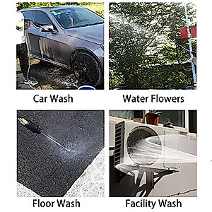 21V Cordless Foam Sprayer Car Washwith Accessories Portable Electric Pressure Washer Car for Cars Gardens Terraces Windows Cleaning Works