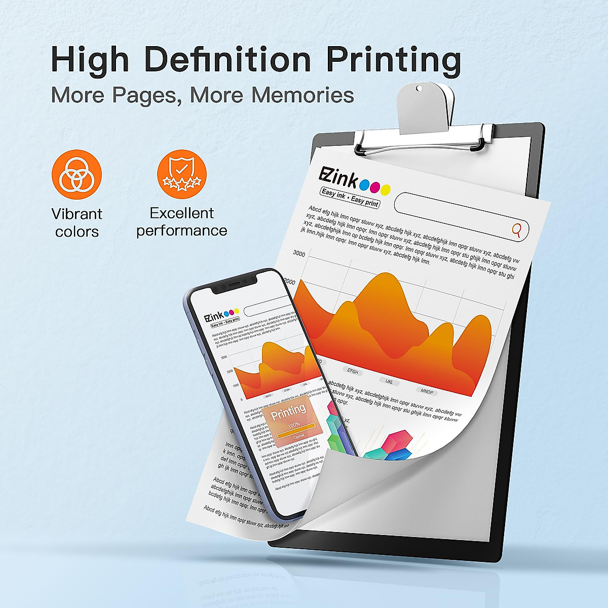 E-Z Ink (TM Remanufactured Ink Cartridge Replacement for Epson 127 T127 to use with NX530 625 WF-3520 WF-3530 WF-3540 WF-7010 WF-7510 7520 545 645 (6 Large Black, 2 Cyan, 2 Magenta, 2 Yellow) 12Pack