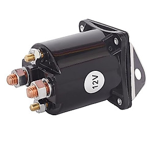 Clubcar Solenoid 12V Replaces OEM 1013609, 1012275, 240-20013, 435-154, Golf Cart Solenoid for 1984 Newer Club Car DS Precedent