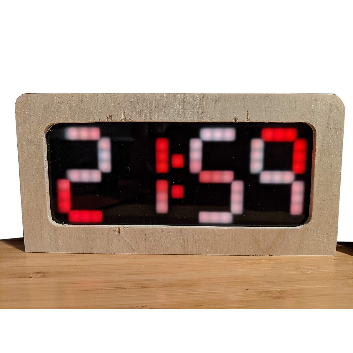 ESPixel Clock Pixel-Based 7 Segment Display for Arduino and Raspberry Pi