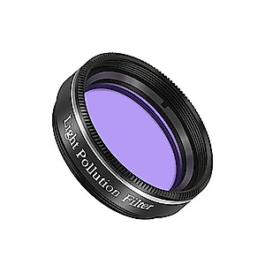 WEOOEN 1.25inch Light Pollution Filter for Telescope, Perfect for Viewing Moon and Planets, Metal Cell and Optical Glass