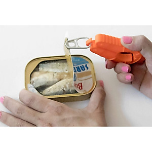 BRENIUM 2-pack Multifunctional Bottle and Can Opener, Plastic Water Bottle, Twist-Off, Pull Tab Soup, for Weak Hands, Seniors, Elderly, Rheumatoid Arthritis, Bottle Gripper, Ergonomic Lid Seal Remover