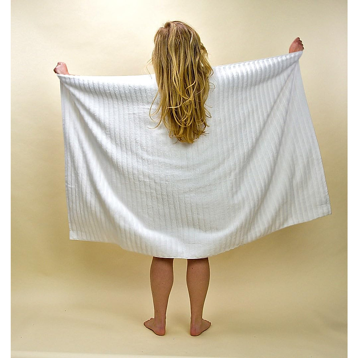 Classic Turkish Towels CTT Bath Sheets - Made with 100% Turkish Cotton, Absorbent & Ultra Comfy Sheets for Hotels & Spa, Set of 3 | 40"x65" (White)