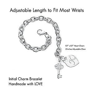 Bracelets for Teen Girls Gifts Idea 8 12 13 Year Old Girl Birthday Jewelry Charm Bracelets Women Teenage Girl Cute Stuff Aesthetic Initial Bracelets Personalized Stocking Stuffers Christmas Gifts Her