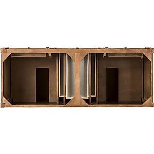 James Martin Vanities 650-V60D-SC 650-V60D Brittany 60" Double Basin Poplar Wood Vanity Cabinet Only