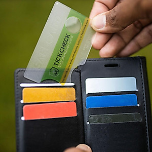 Tick Remover Card - Wallet Sized Tick Removal Tool with Free Tick ID Card & Testing Information - for People, Dogs, Cats (1 Pack)