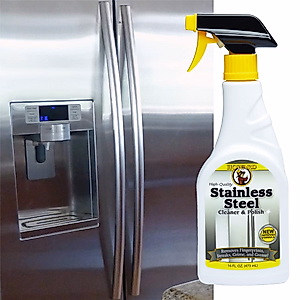 Howard Stainless Steel Cleaner & Polish and Howard Wax-It-All Food-Grade Wax